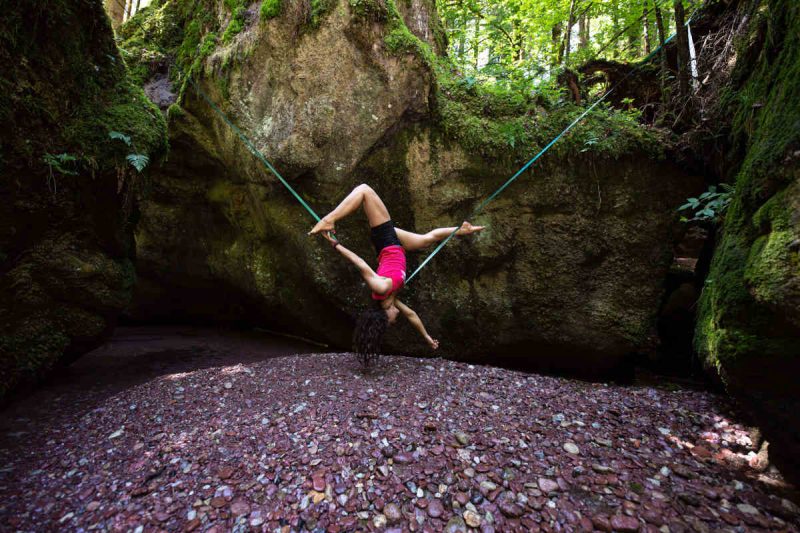 Rodeoline, slackline free of tension | SLACKTIVITY
